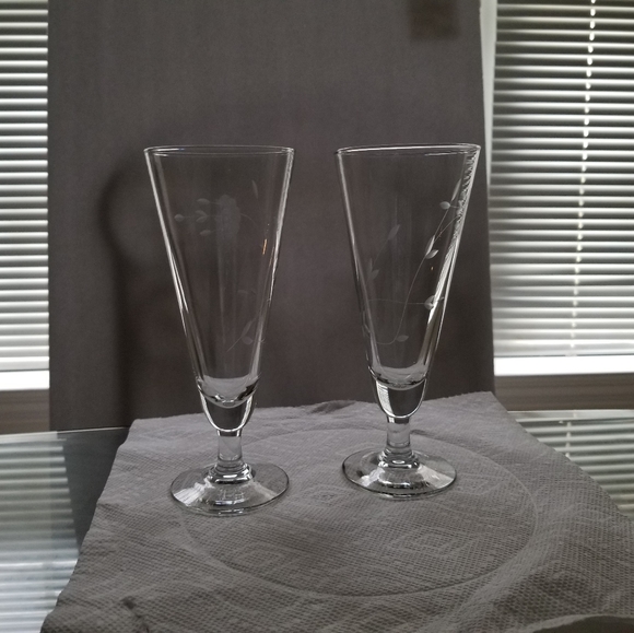 Princess House | Dining | Princess House Heritage Pilsner Glasses ...